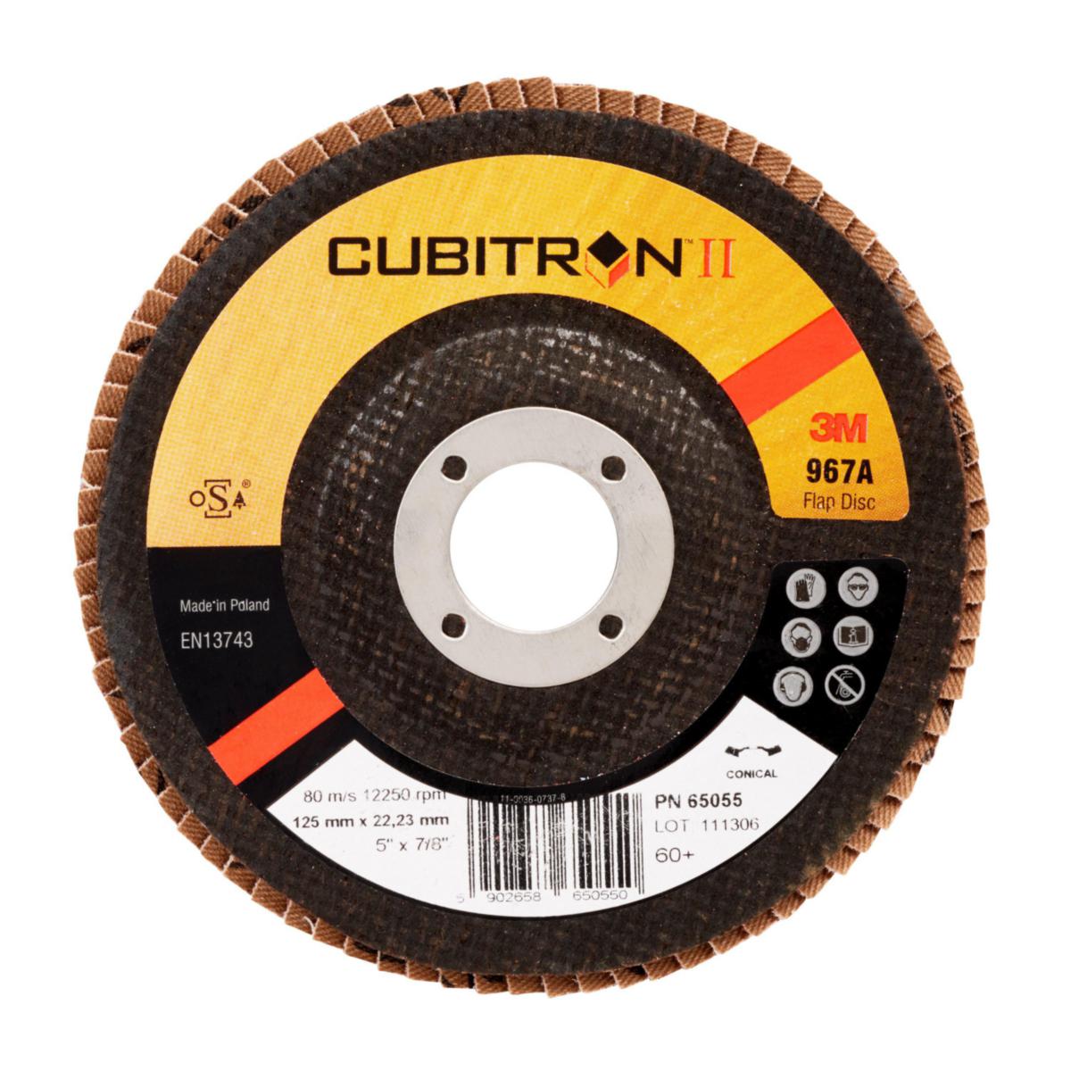 Lamellilaikka 125mm suora p60 3m 65070 cubitron ii - lame...